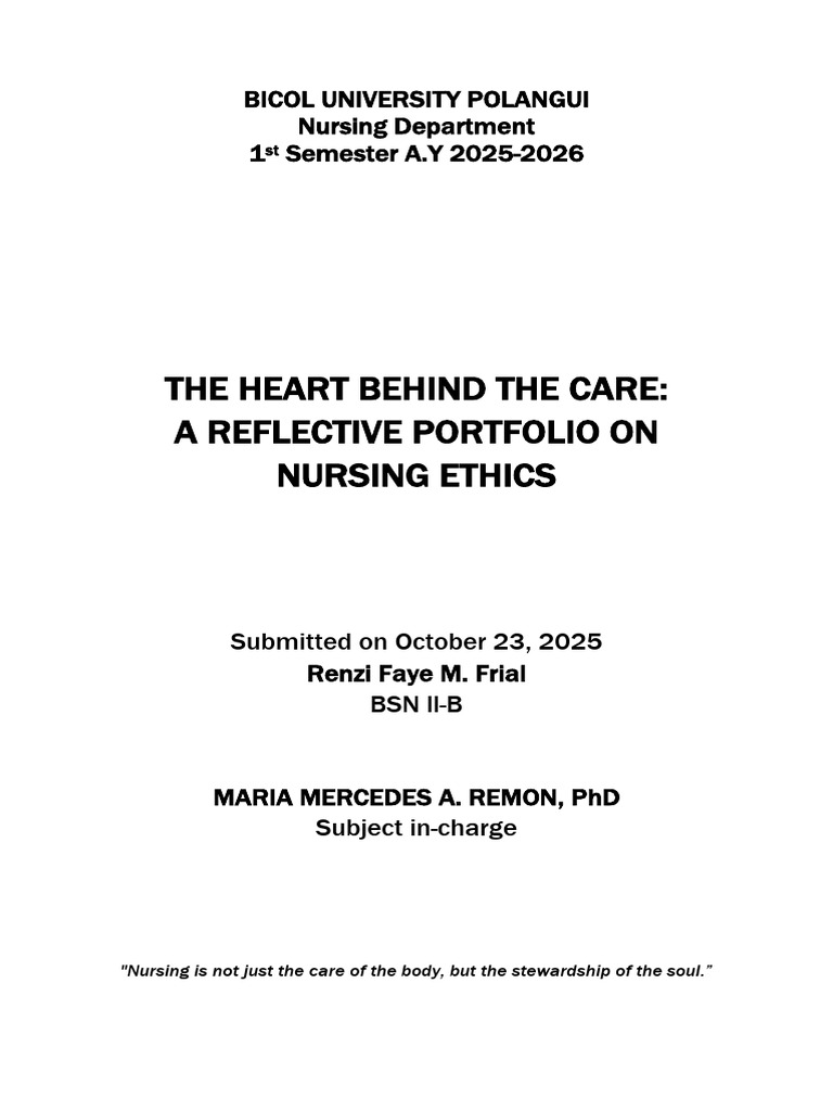 Bioethics PDF | PDF | Autonomy | Nursing