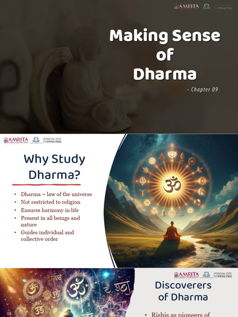 Understanding Dharma: Principles and Impact | PDF | Dharma | Kama