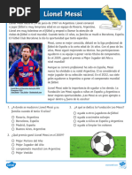 Lionel Messi Actividades | PDF