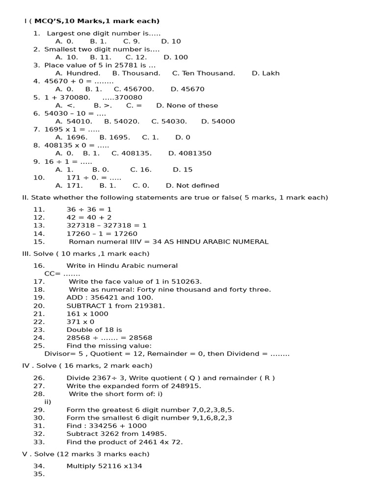 4th Term I | PDF