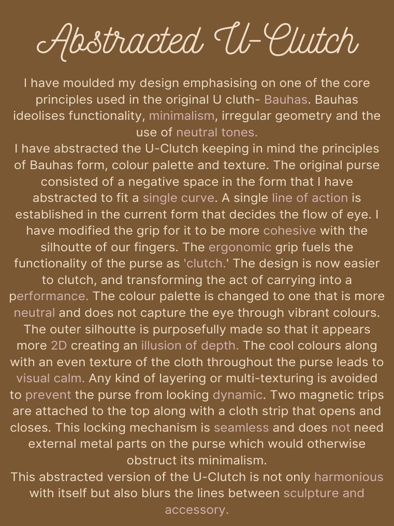 Abstracted U Clutch | PDF