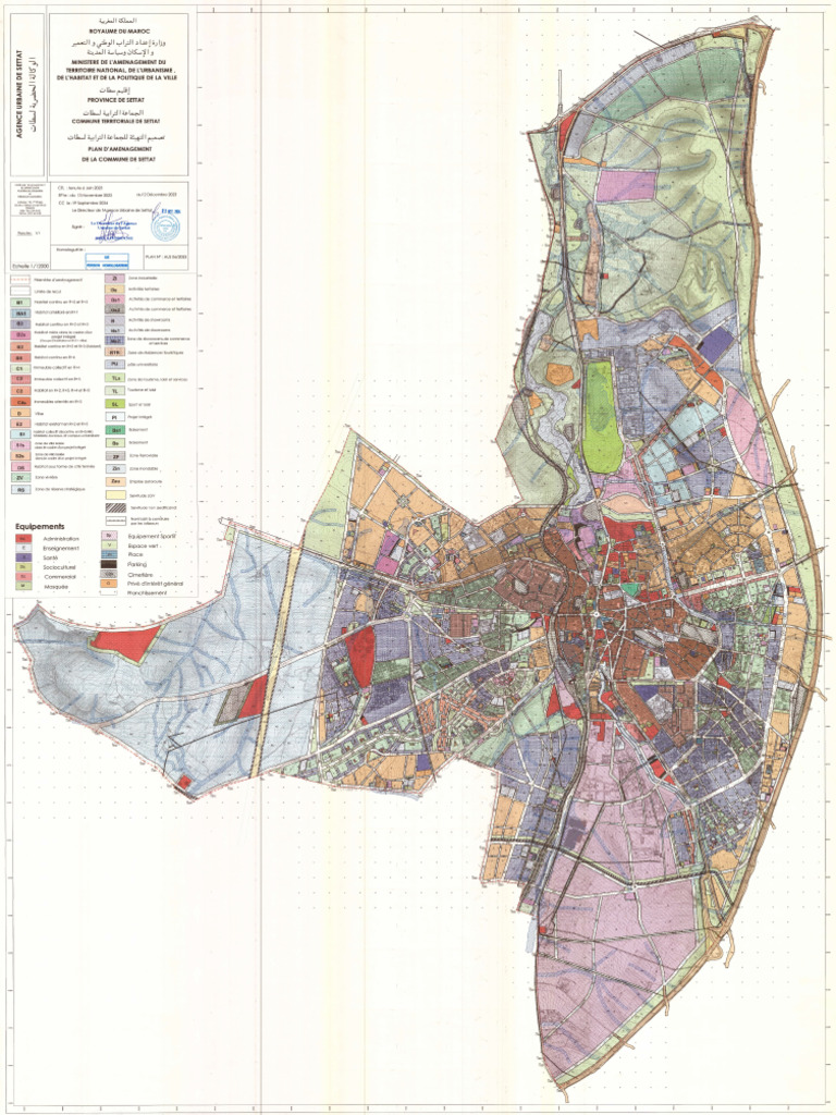 Plan D Am Nagement de La Commune de Settat Compressed | PDF