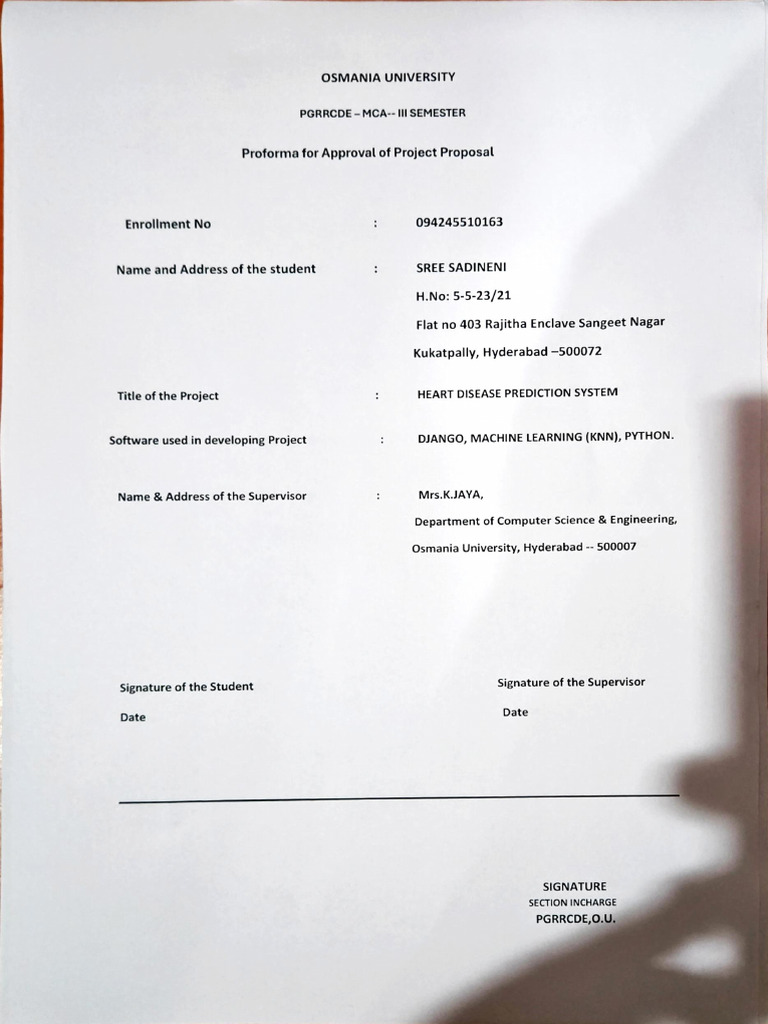 Project 3rd Sem - Proposal - 251008 - 133007 | PDF