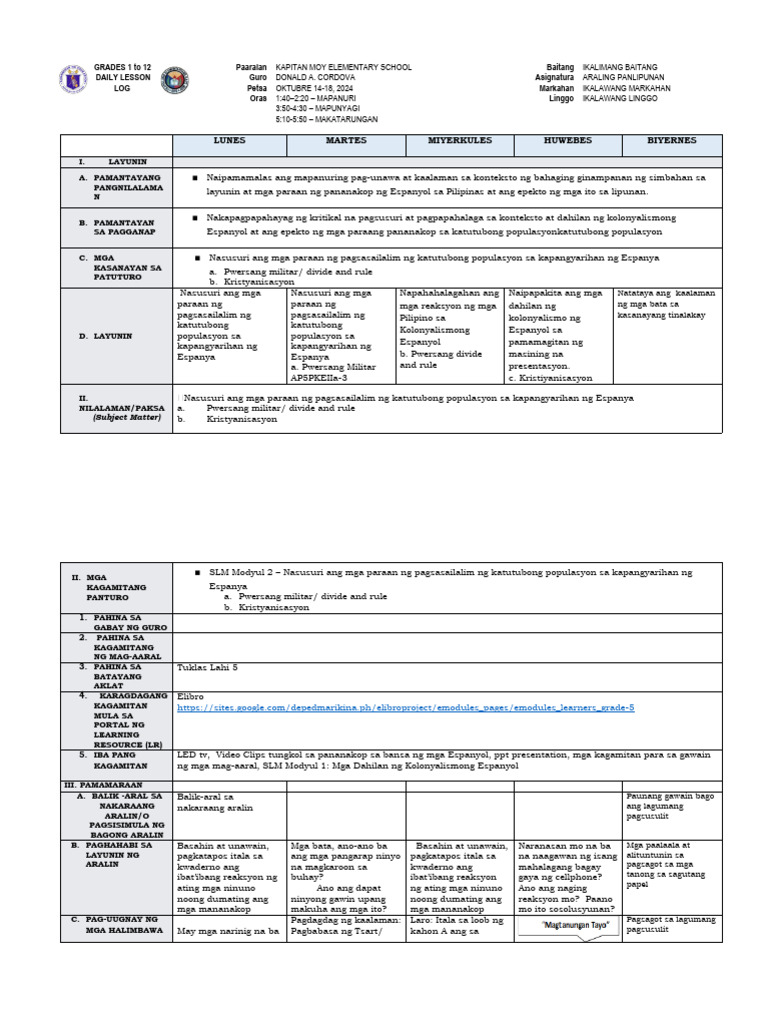 Cordova AP DLL q2w2 | PDF