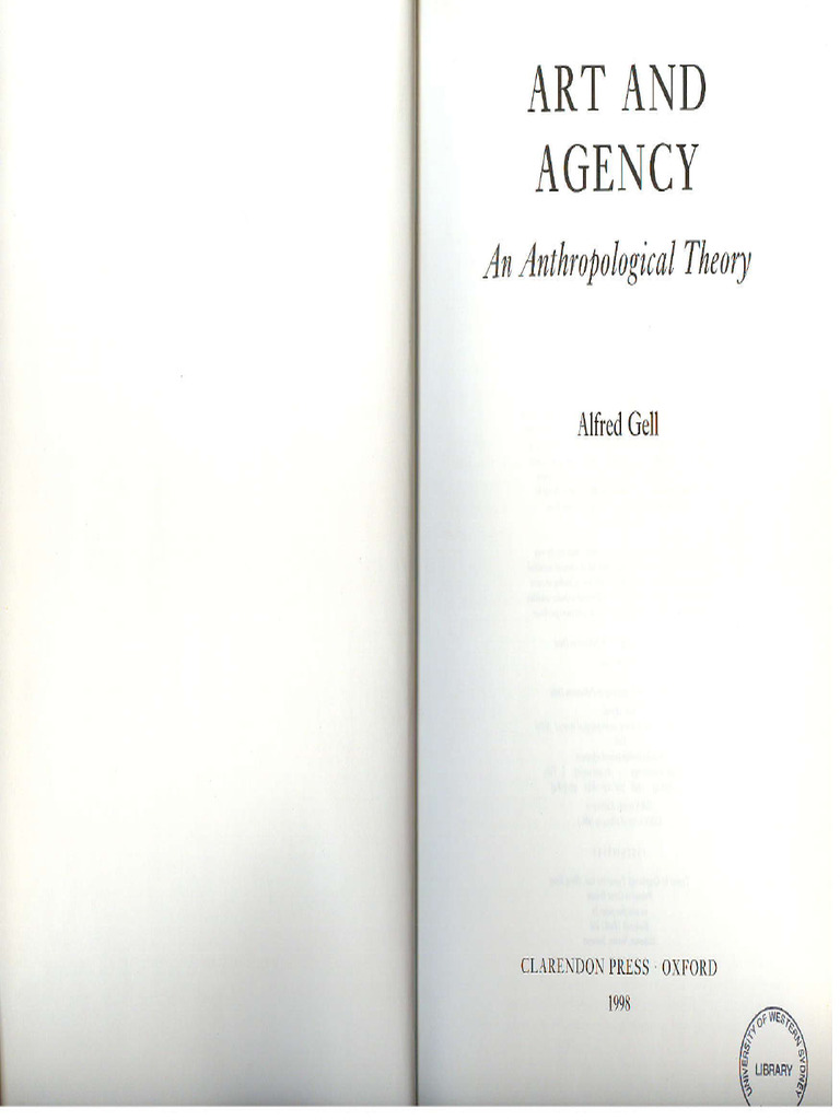 Art and Agency：an Anthropological Theory (Alfred Gell) (Z-Library) | PDF