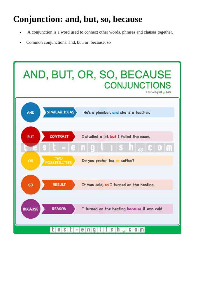 And But Because So | PDF
