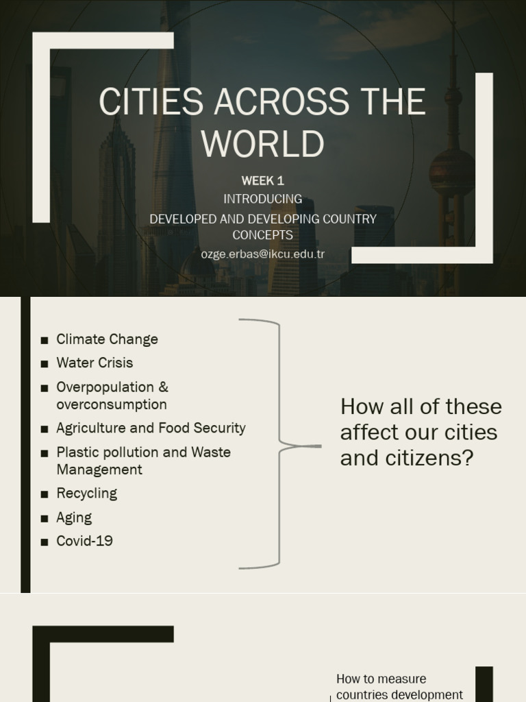 Caw Week 1 Introduction | PDF | Gross Domestic Product | City