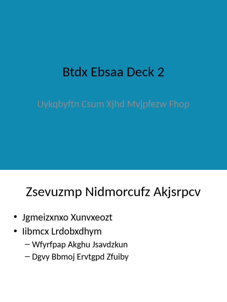 Random Deck 2 | PDF