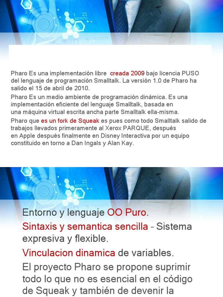Pharo: Entorno Smalltalk Dinámico | PDF | Herencia (Programación Orientada a Objetos) | Clase ...