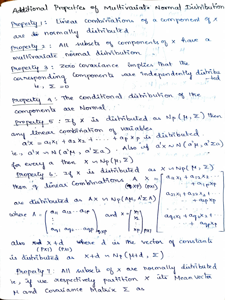 MA25C07 Advanced Mathematical Methods (CSIE) - Multivariate Analysis | PDF
