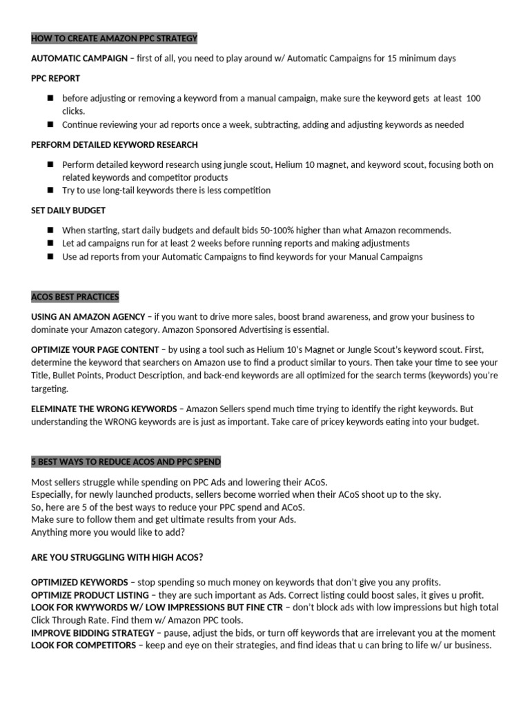 Amazon PPC Tips Extreme Branding | PDF | Search Engine Optimization | Brand