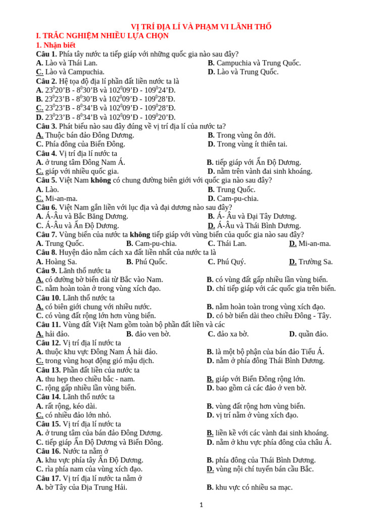 BÀI 2 3- ĐAP AN | PDF