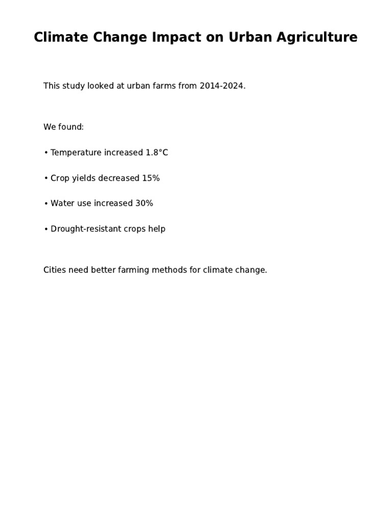 Research Paper Climate Change | PDF