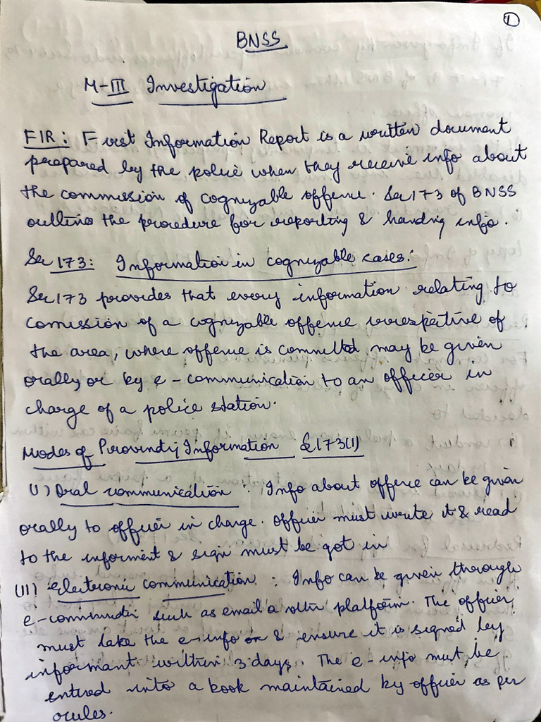Bnss Mod 3 | PDF