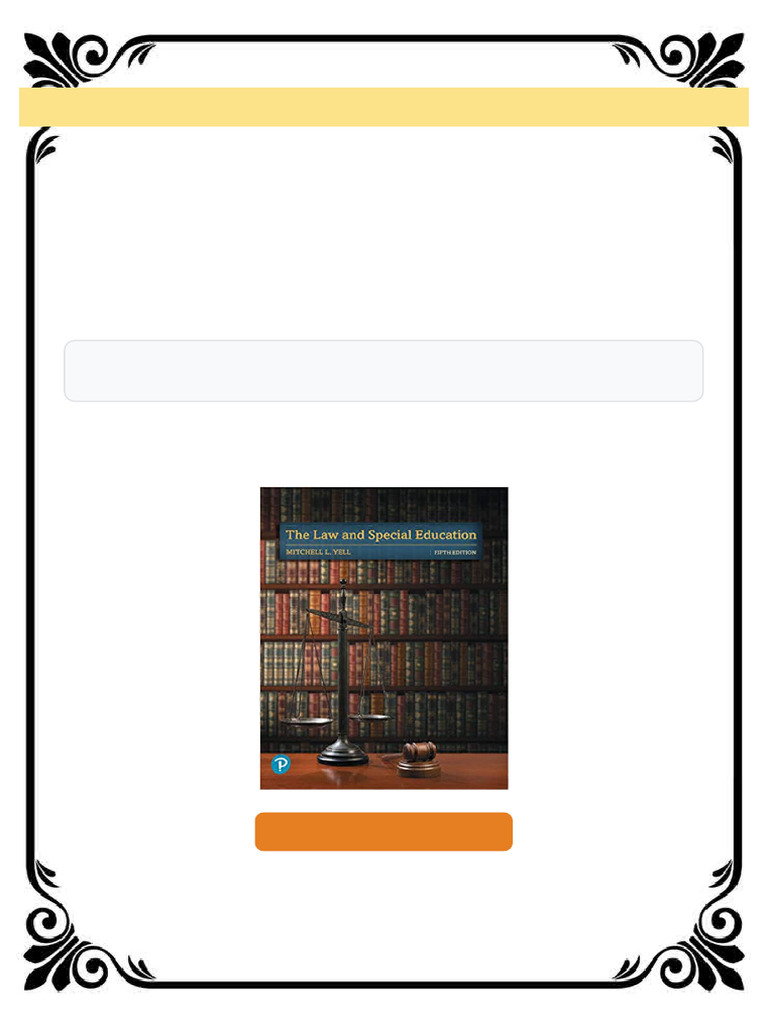 The Law and Special Education (2-downloads) online pdf | PDF ...
