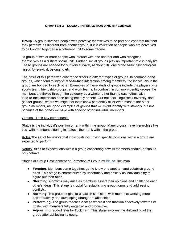 Social Interaction and Influence Dynamics | PDF | Conformity | Empathy