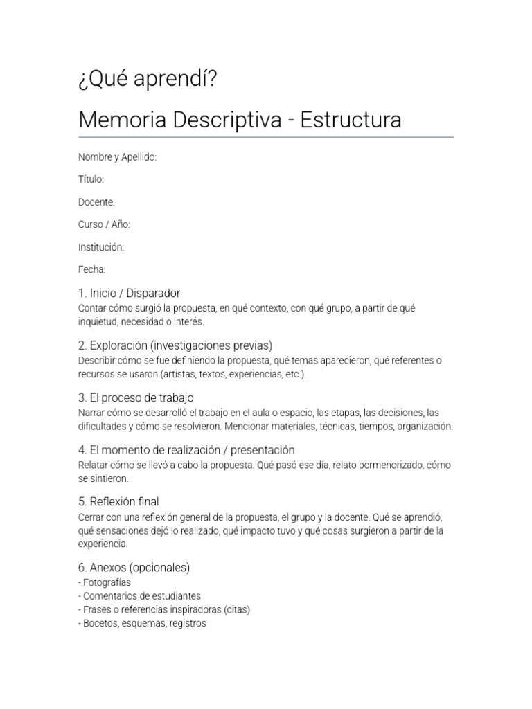 Memoria Descriptiva Estructura | PDF