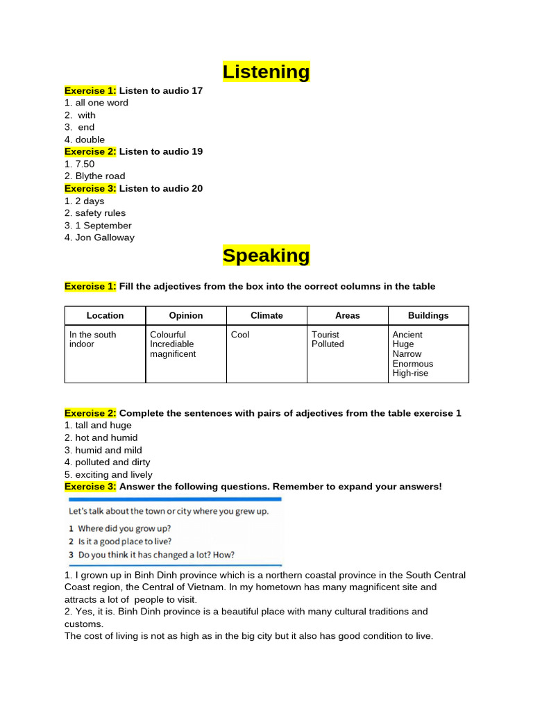 Foundation 20 Listening + Speaking 25.07.2023 | PDF