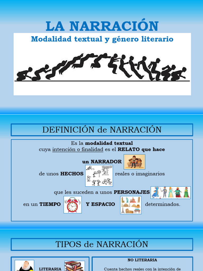 El Género y La Modalidad Narrativa | PDF | Narración | Escritura