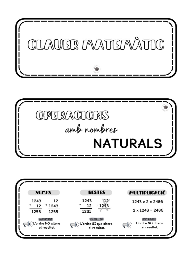 Clauer Matemàtic | PDF