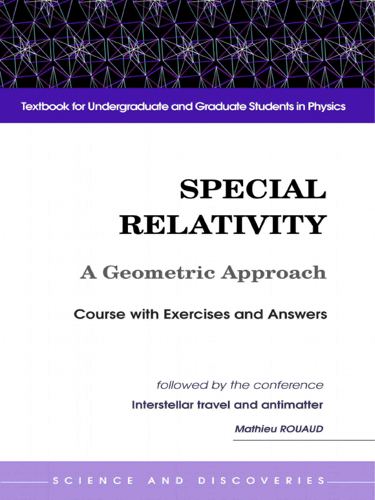 SR | PDF | Spacetime | Special Relativity