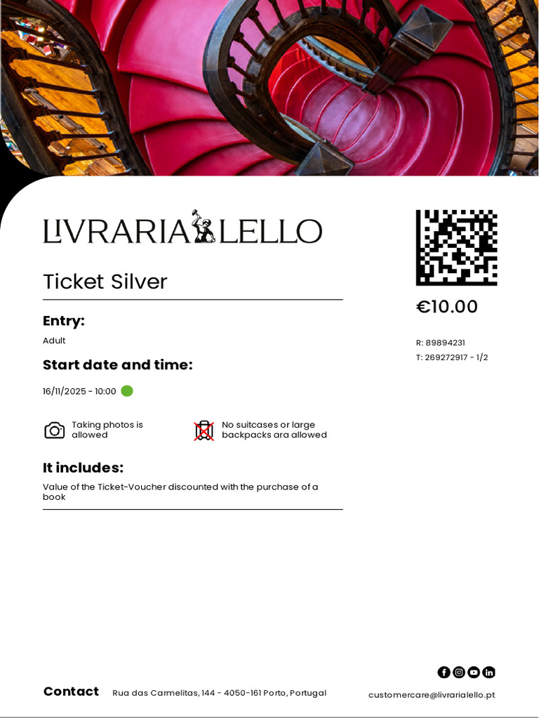 Silver Ticket Entry Details for Adults | PDF