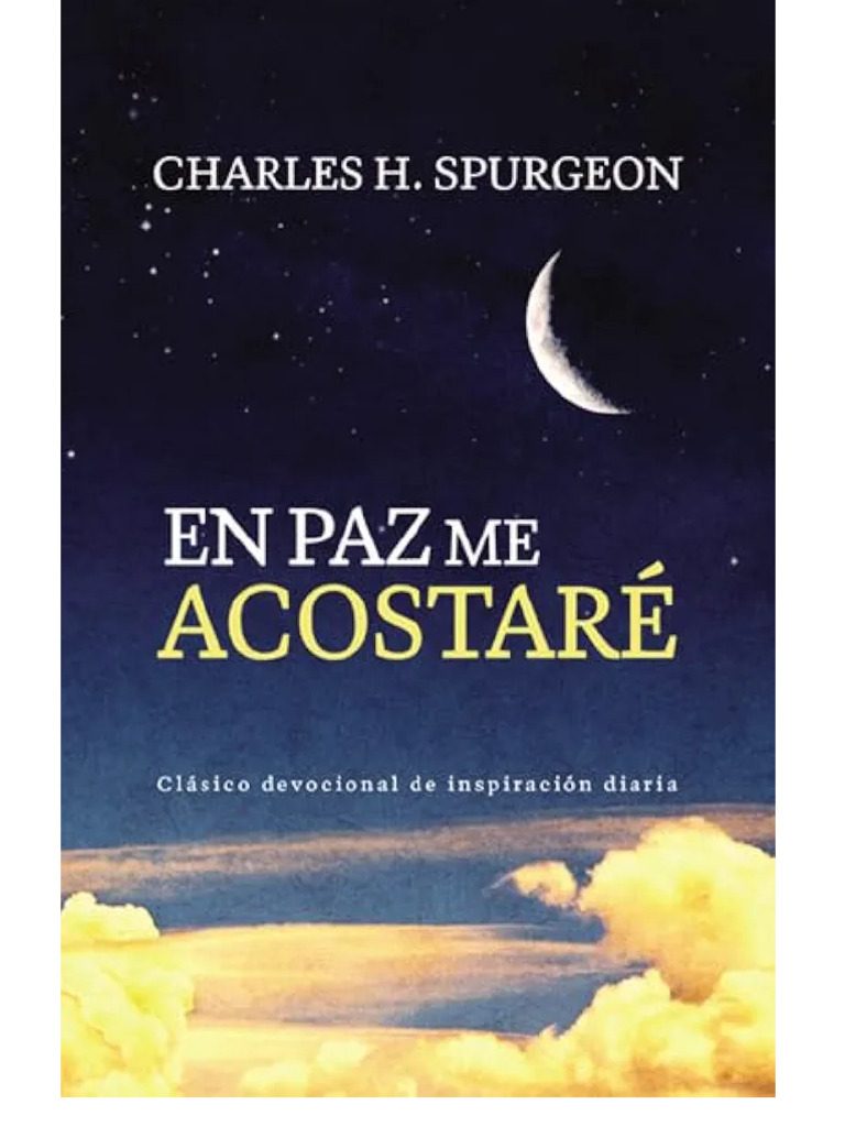 Devociones Diarias: Evening by Evening | PDF | Cristo (título) | Amor