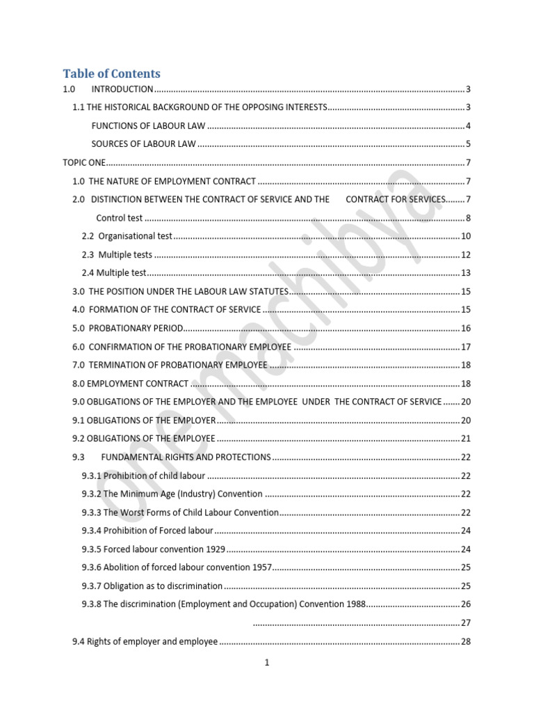 Labour Law 1 | PDF | Cost Of Living | Employment