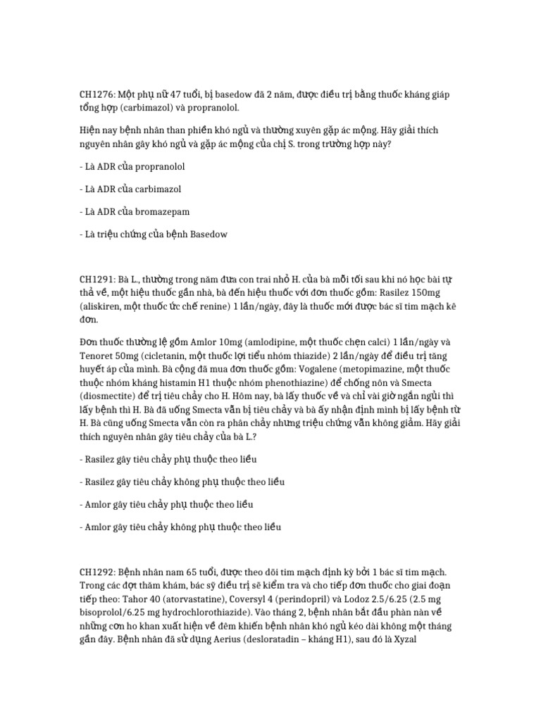 De Thi y Khoa Full | PDF