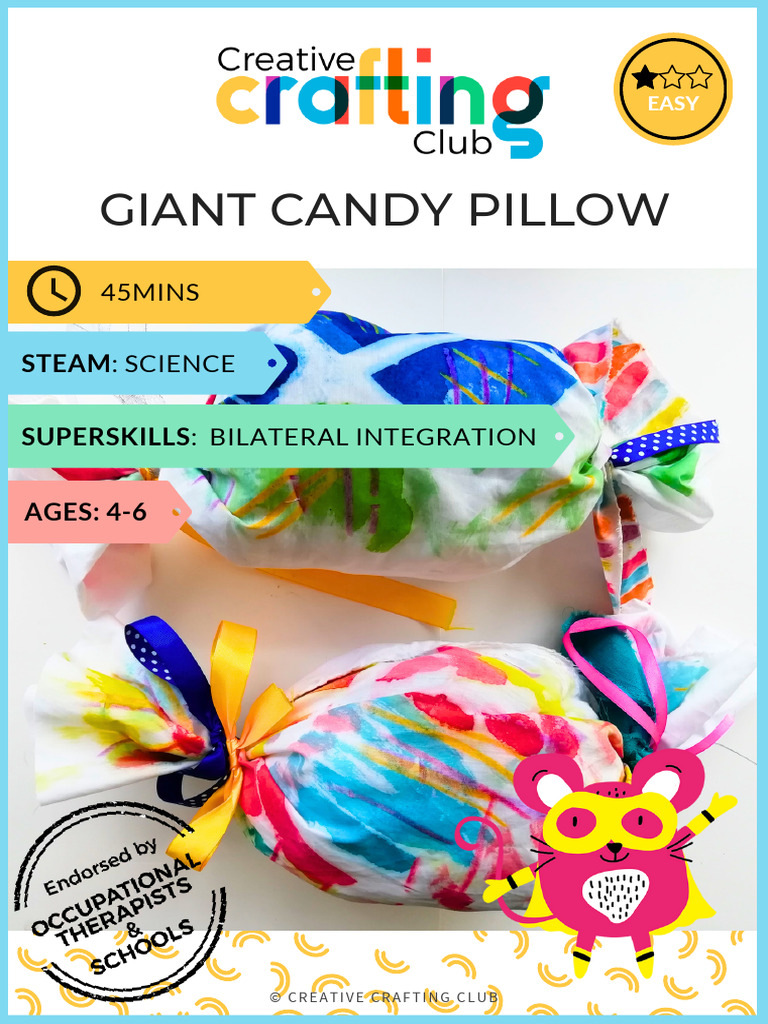 FREE Giant Candy Pillow _ Lesson Plan | PDF
