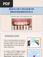 Importance of Stump Shade in Dentistry | PDF | Tooth | Tooth Enamel
