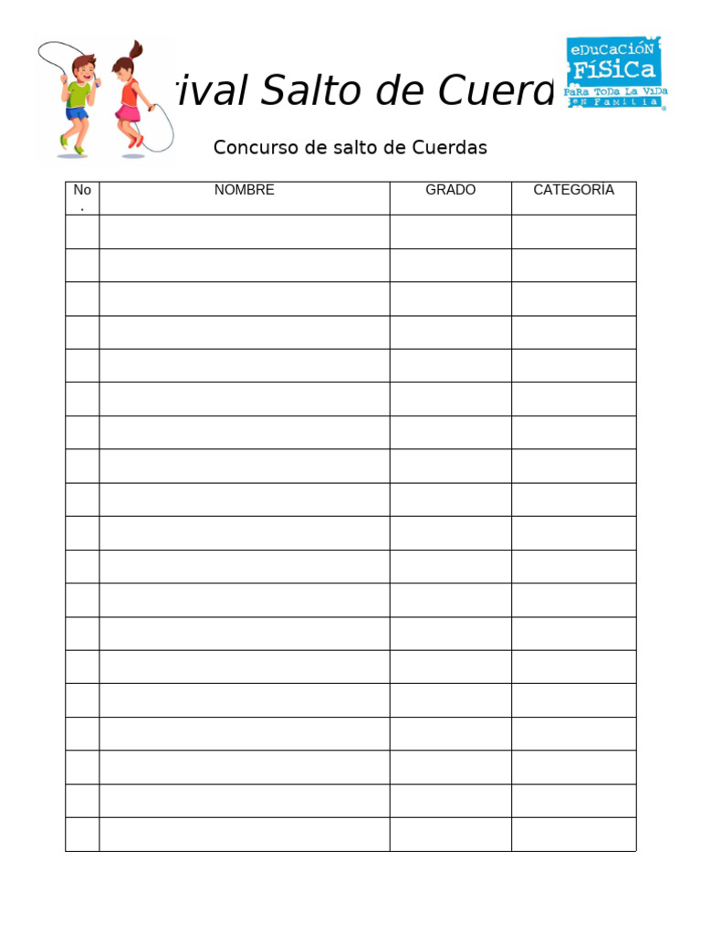 Festival Salto de Cuerdas | PDF