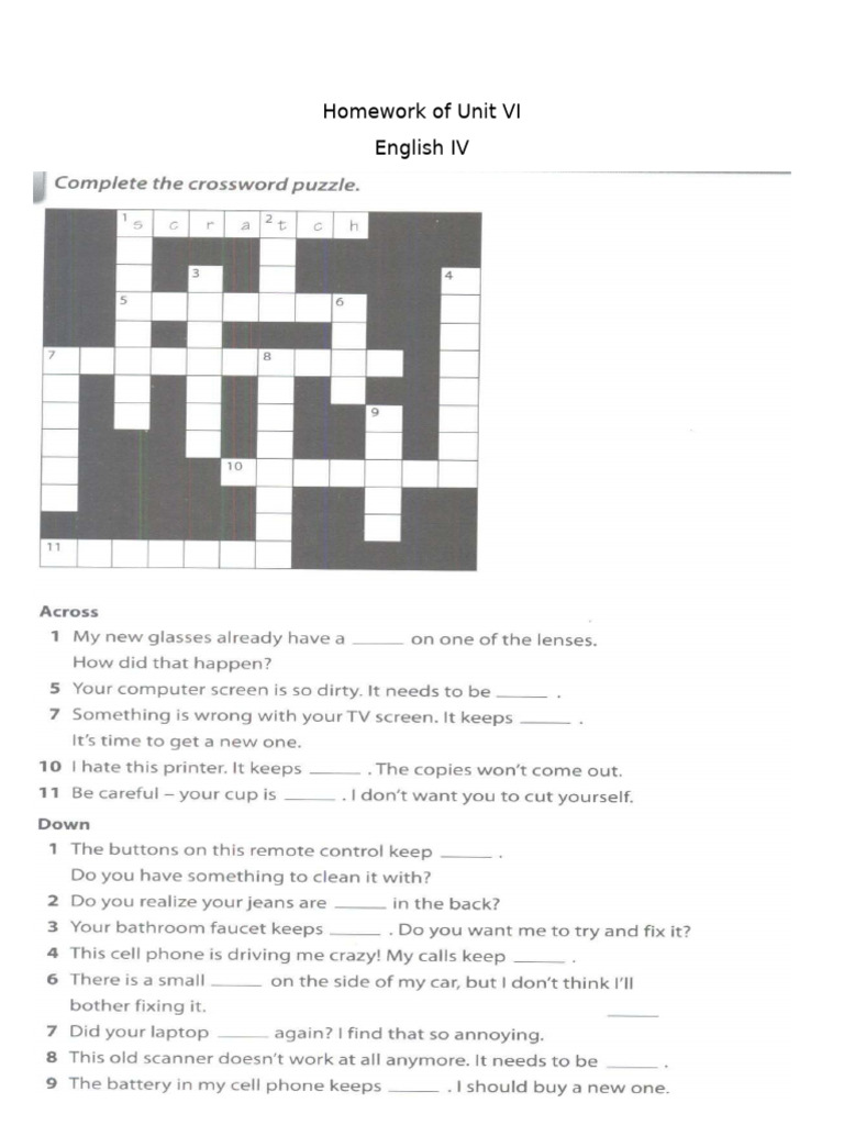 Homework of Unit VI | PDF