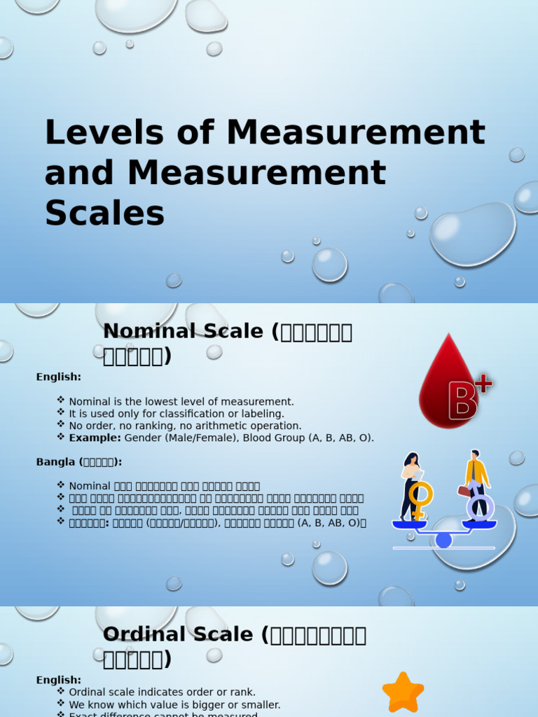 Levels of Measurement and Measurement Scales | PDF
