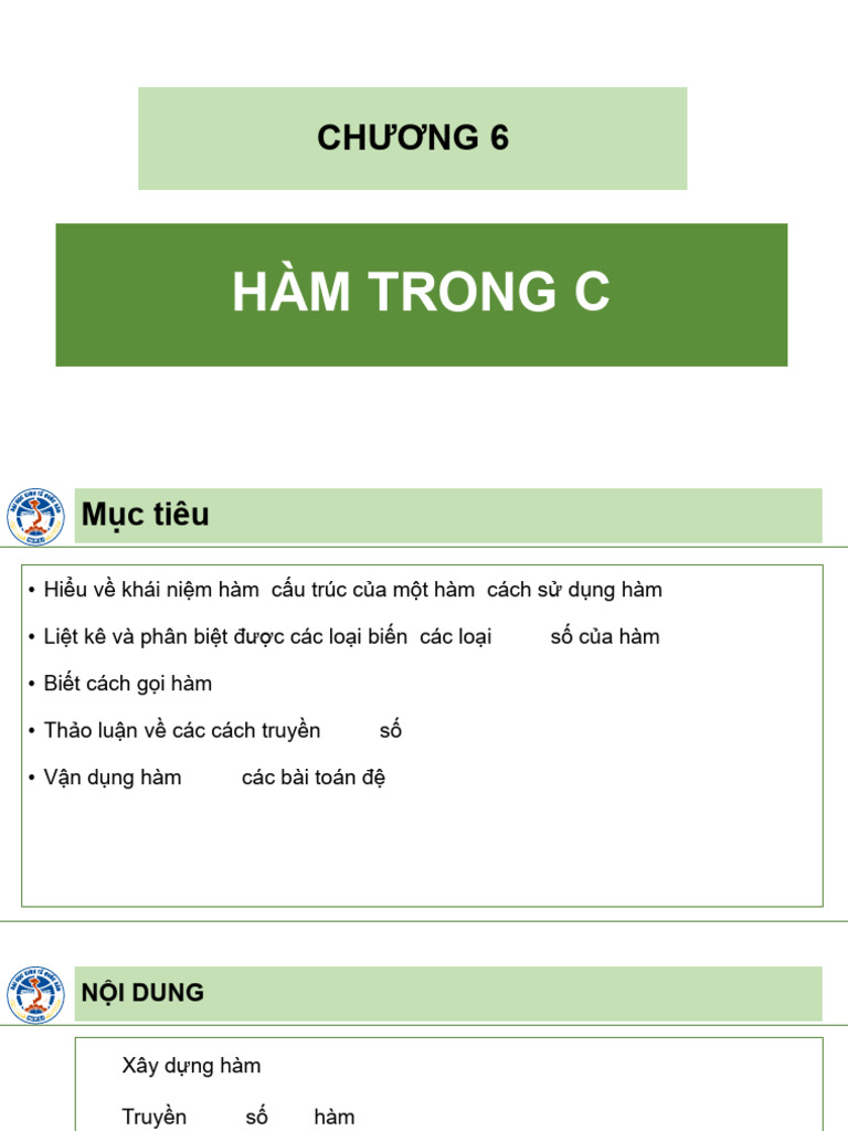 Ham Trong C | PDF