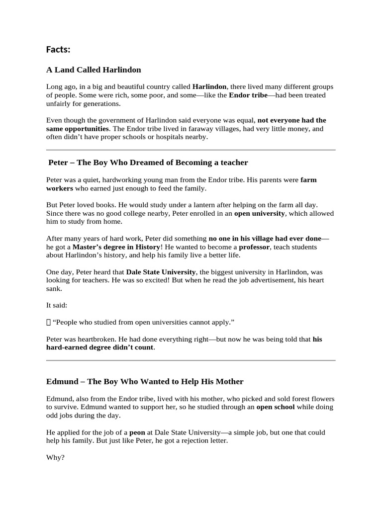 Harlindon Case: Education Discrimination Issues | PDF | Discrimination ...