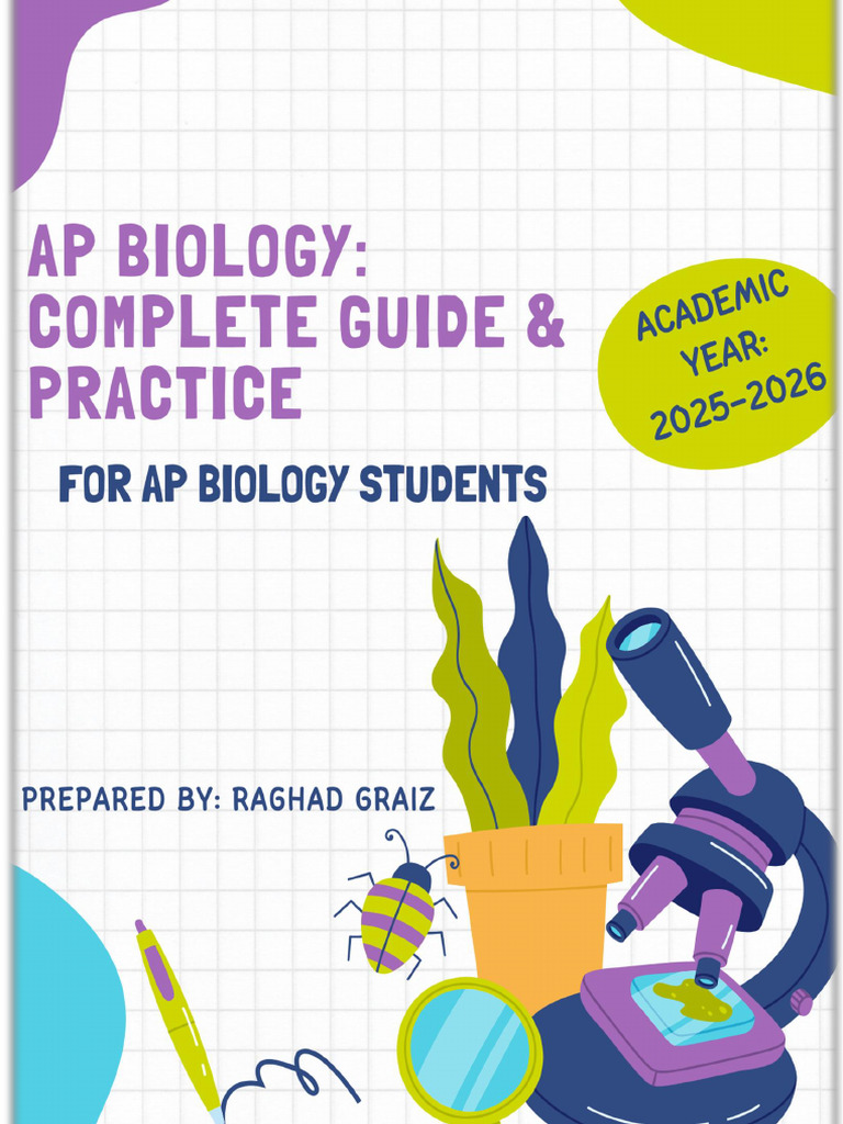 AP booklet 2025-2026 unit 1 | PDF | Enzyme | Cell Membrane