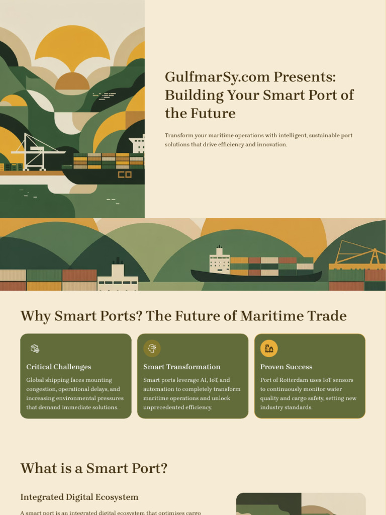 GulfmarSycom Presents Building Your Smart Port of The Future | PDF ...