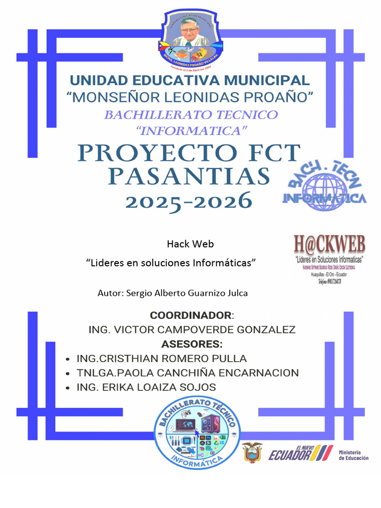 Proyecto Pasantias Final Imp | PDF | Impresora (Computación) | Informática