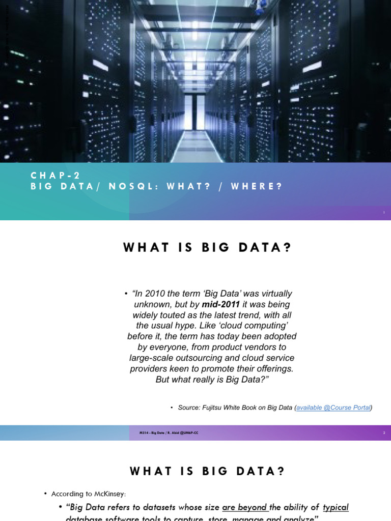 Chap 2 Bigdata-Nosql Completed | PDF | No Sql | Relational Database