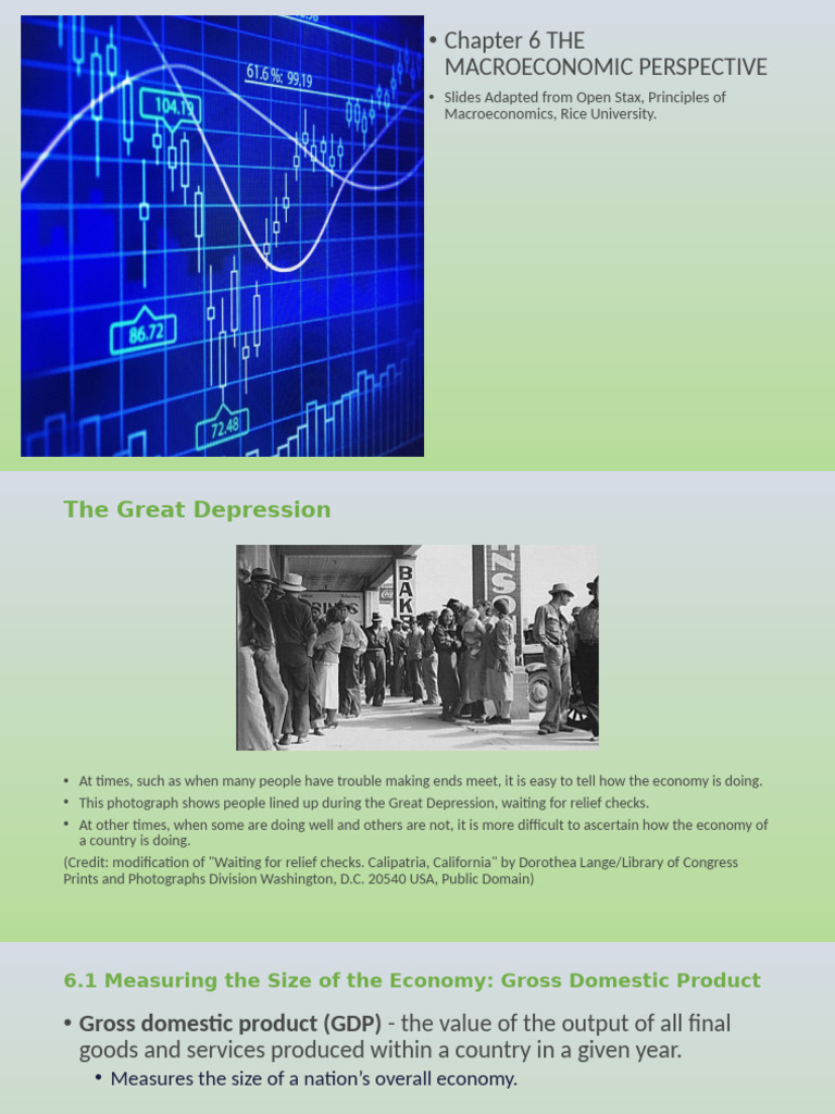 9-Ch6-Gross Domestic Product & Macroeconomics-Part 1 & 2 | PDF | Gross ...