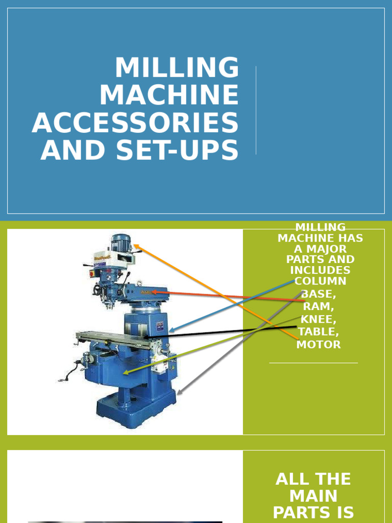 Milling Machine Accessories | PDF | Drill | Cutting