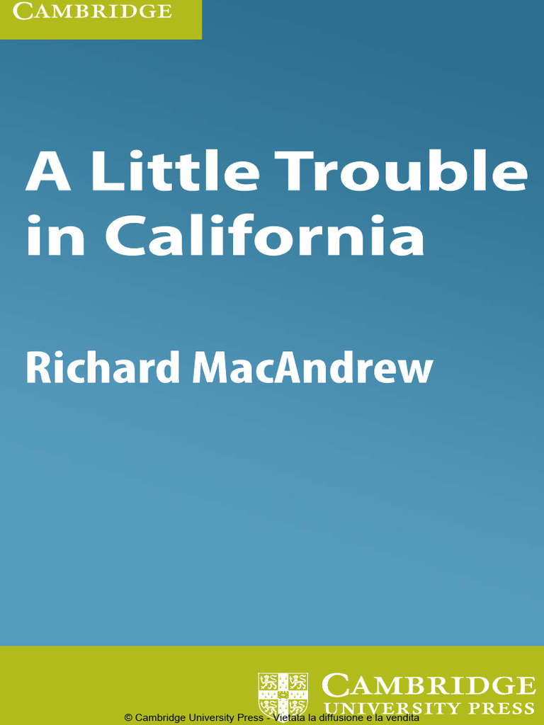 A Little Trouble in California | PDF