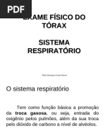 Exame Físico do Tórax e Pectoriloquia | PDF | Pulmão | Respiração