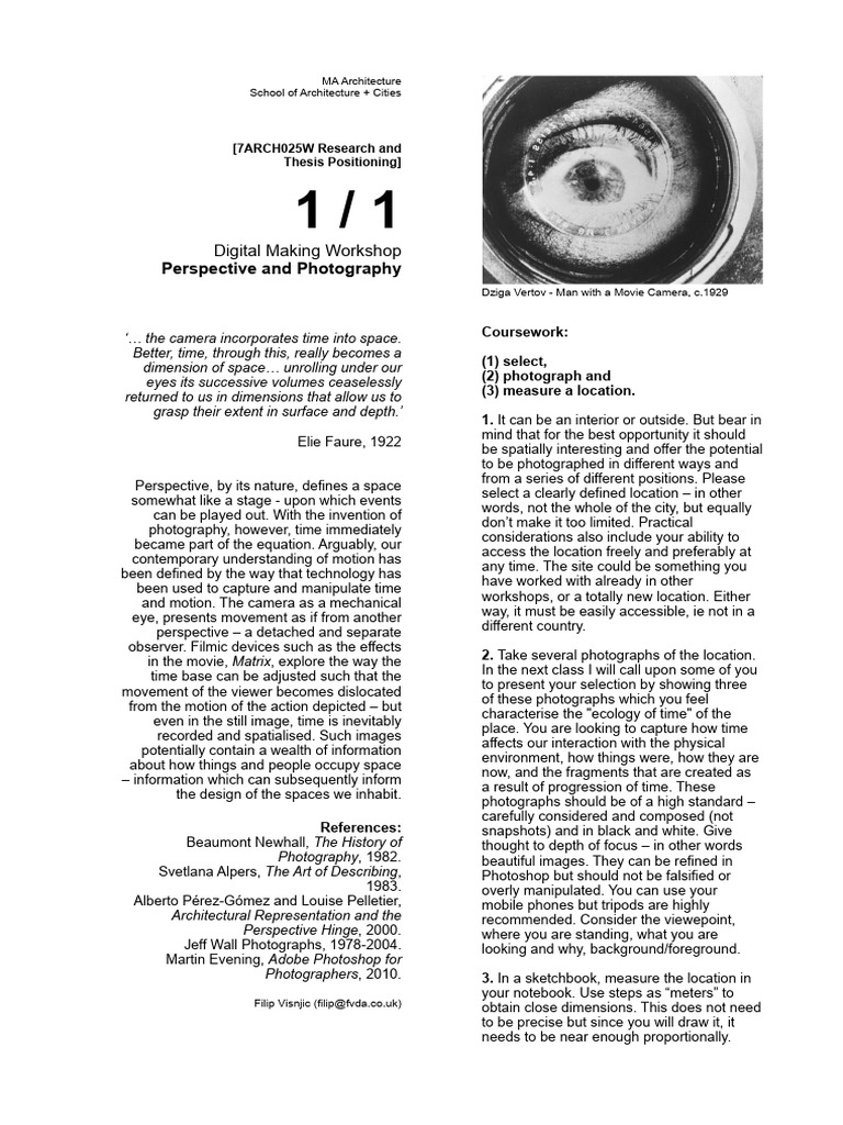 RTP Digital Making Brief 1:1 | PDF | Space | Imaging