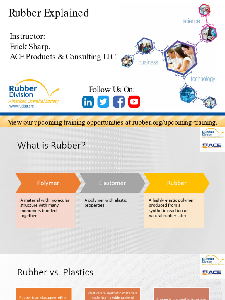 Properties of Rubber Materials | PDF | Natural Rubber | Zinc