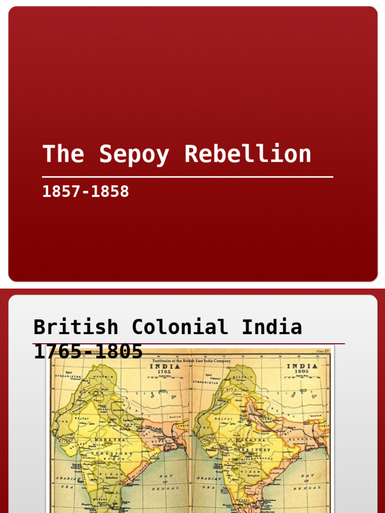 Sepoy Rebellion | PDF