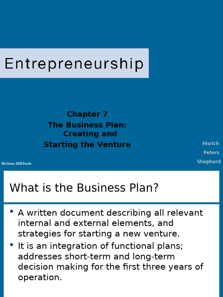 Chapter 7 | PDF | Entrepreneurship | Risk