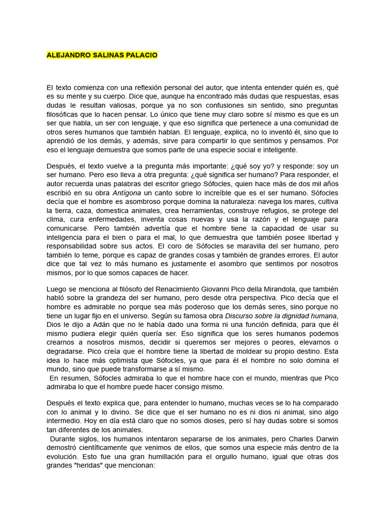 Animal Simbolico | PDF | Humano | Inteligencia