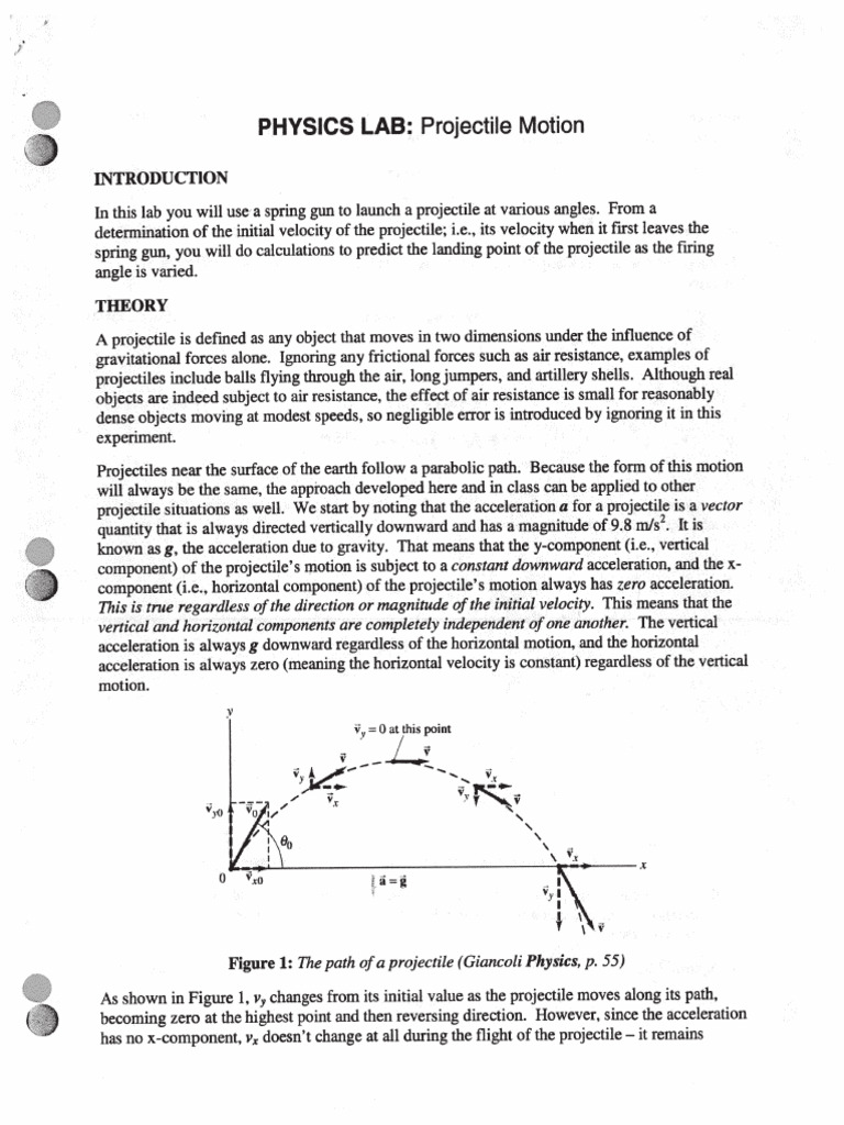 03 Projectile Motion | PDF